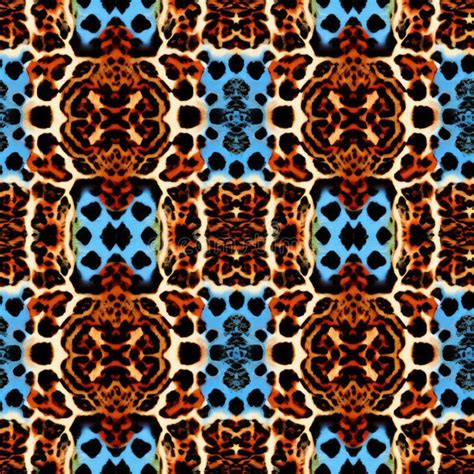 Quilt Inspired Leopard Spot Pattern A Quilt Like Pattern With