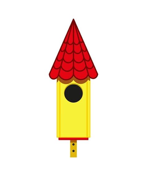 Vibrant Birdhouse With Scalloped Roof Design Jiffy Designs