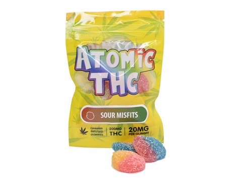 Atomic Thc Sour Misfits 200mg Thc Get Green Weed Delivery