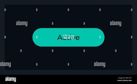 Active Sign Up Button State Ui Element Template Stock Vector Image And Art Alamy