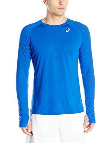 Asics Mens Asx Dry Long Sleeve Top Long Sleeve Tshirt Men Mens