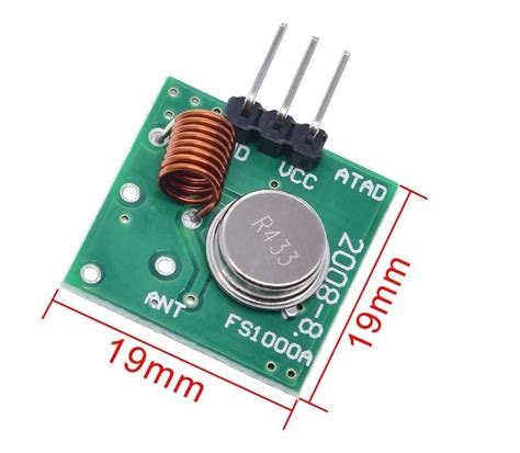 Modulo Rf Mhz Transmisor Y Receptor Arduino En Mercado Libre