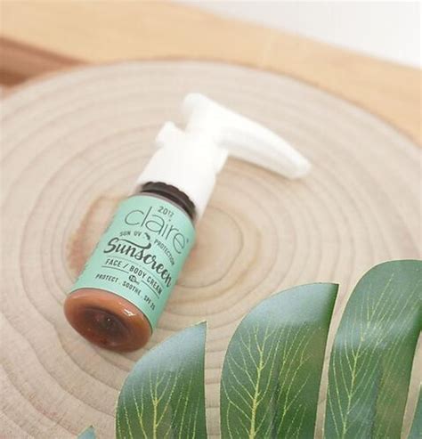 Mini Sunscreen Face And Body Cream 10ml Claire Organics