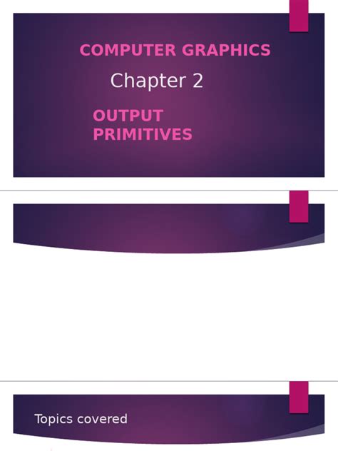 Computer Graphicspptch2 Pdf Ellipse Graphics