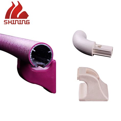 Aluminium Vinyl Plastic Hospital Pvc Corridor Handrail For Elderly