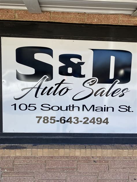 S And D Auto Sales Llc Tescott Ks