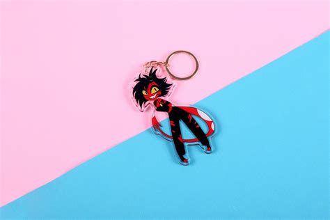Helluva Boss Millie Double Sided Keychain 4 Inch Keychain Splat Cosplay