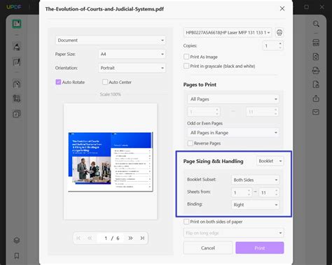 Méthodes simples pour imprimer PDF en livret UPDF