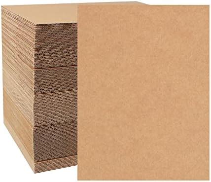 12 X 15 Inch Corrugated Cardboard Sheets Flat Layer Pads White