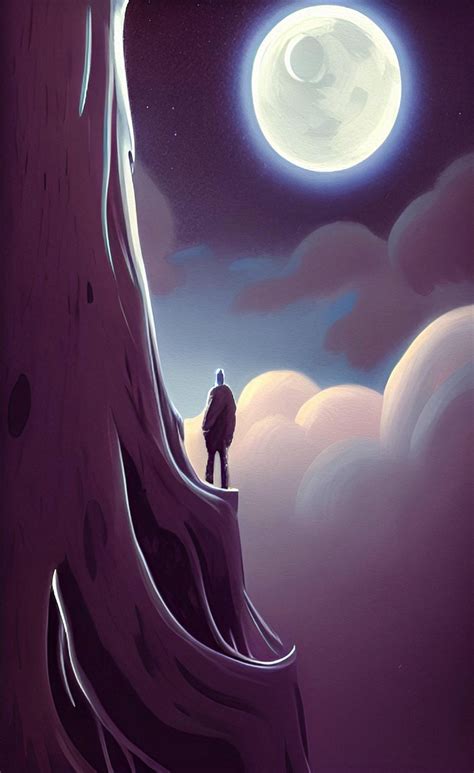 Cartoon Full Moon
