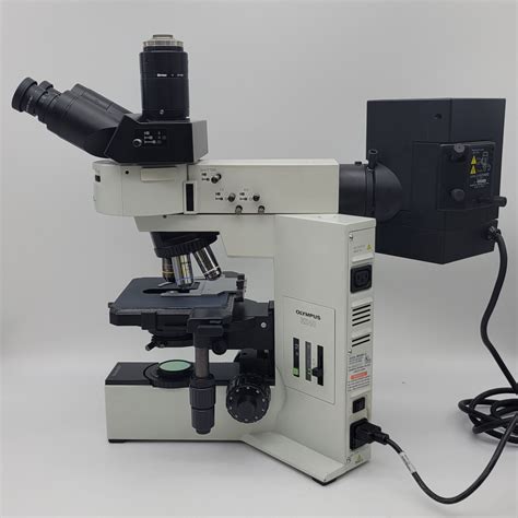 Olympus Microscope Bx40 With Fluorescence 10x 40x 100x And