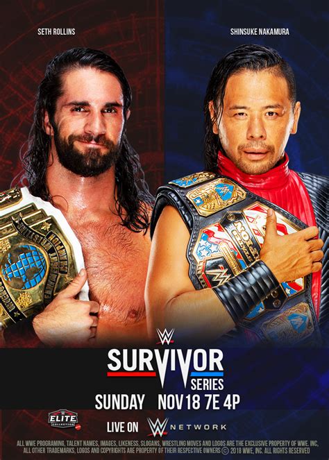 Wwe Survivor Series 2018 Poster By Evandrow On Deviantart
