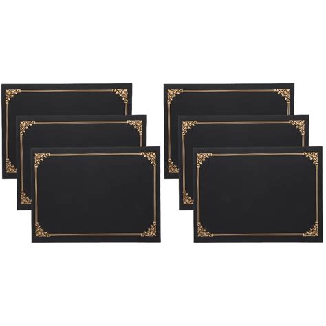 Hemoton 6 Pcs Certificate Cover Decorative Certificate Holder Certificate Protection Cover