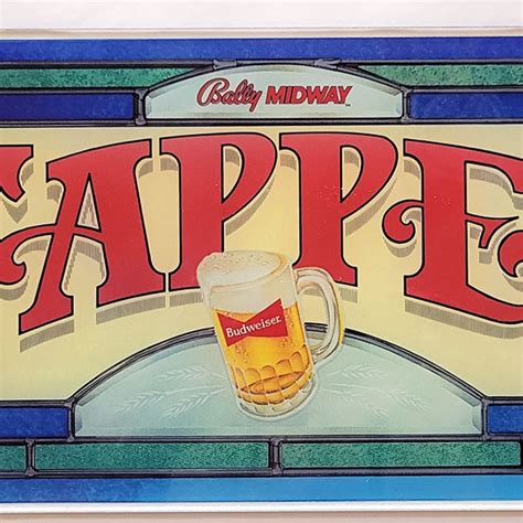 Tapper Glass Bezel Phoenix Arcade 1 Source For Screen Printed
