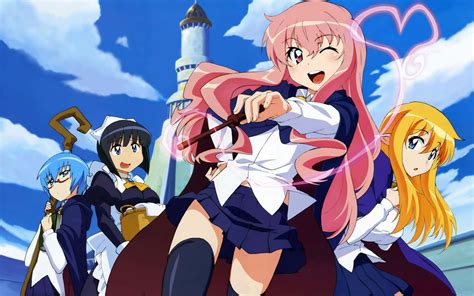 Download The Familiar Of Zero Female Characters Wallpaper