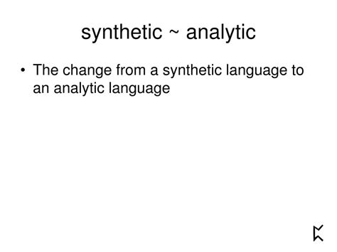 Ppt Synthetic ~ Analytic Powerpoint Presentation Free Download Id