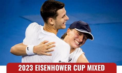 Iga Świątek i Hubert Hurkacz wspólnie w Eisenhower Cup 2023 Tenis