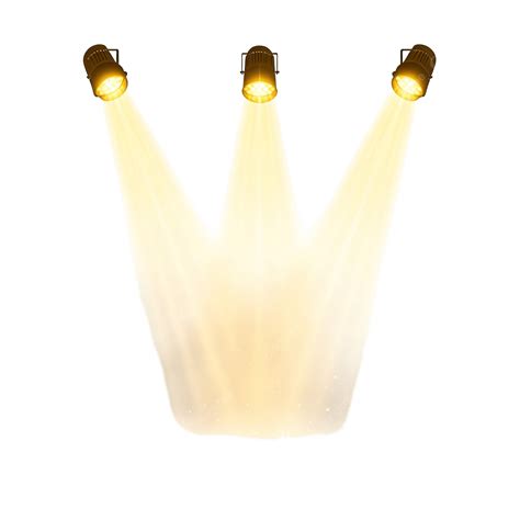 Yellow Spotlights Scene Light Effects Glow Light Effect Projection