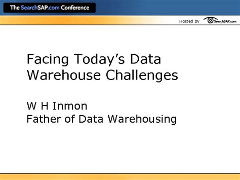Hosted By Facing Today S Data Warehouse Challenges W