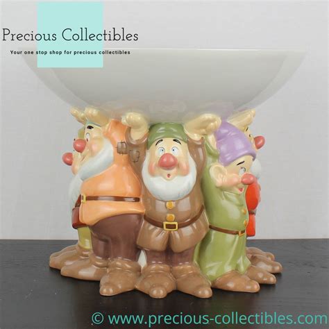 Extremely Rare Dish Of The Seven Dwarfs From Snow White Made By Walt