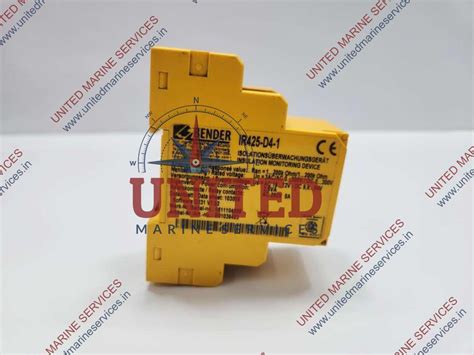 BENDER IR D INSULATION MONITORING DEVICE B SOFTWARE D V United Marine