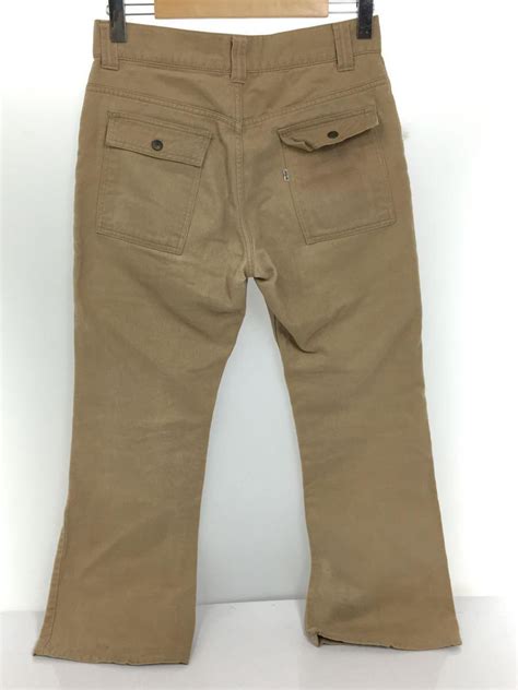 Levisリーバイス 70svintagebush Pants42タロンフレアブーツカットパンツ コットンbeg 古着の販売・通販ならセカンドストリート