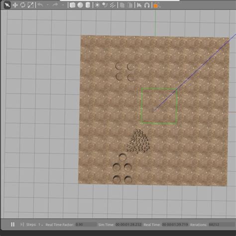 custom gazebo environment for getting a slam map for testing the