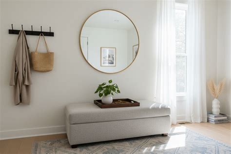 First Impressions Matter Styling The Perfect Entryway Ottoman For You