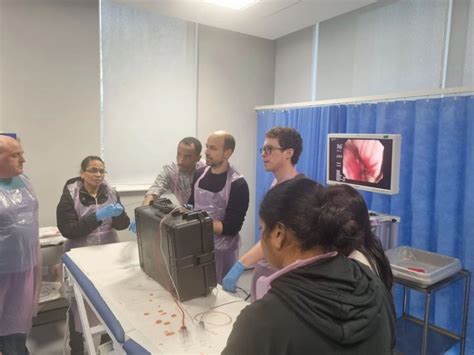 Really Useful Afternoon Training In Polypectomy With The Teams From