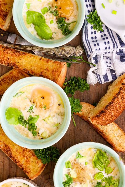 Oven Baked Eggs Savory Thoughts