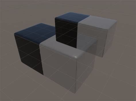 Translucent And Opaque Material For The Same Object Runity