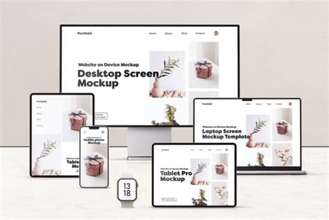 20 Free Website Mockup Templates