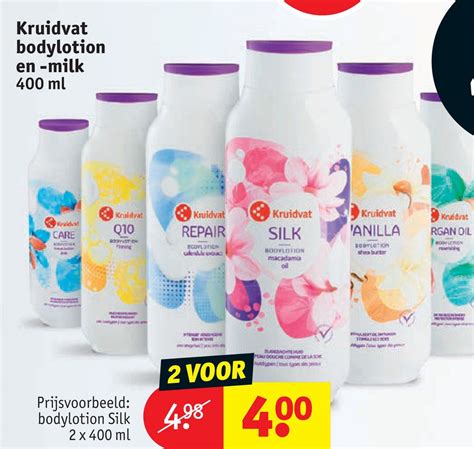 Kruidvat Bodylotion En Milk Ml Aanbieding Bij Kruidvat