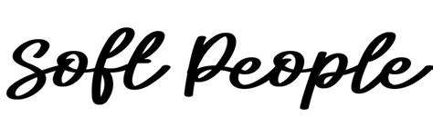 Soft People Font