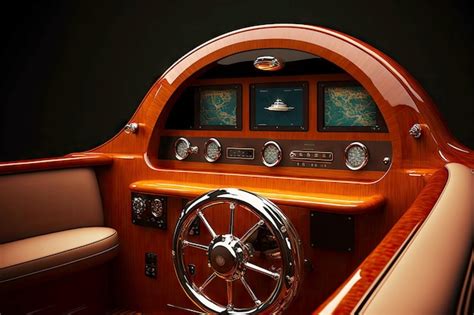 Premium Photo Modern Design Of Vessel Control Systems Luxury Yacht