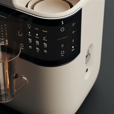 Premium Ai Image Illustration Of Png Coffee Maker Cream Wind Device