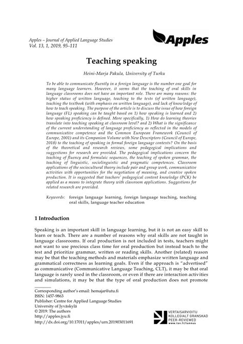 pdf teaching speaking