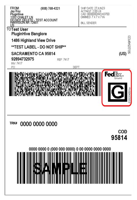 Fedex Ground Label Dpdgroup Geolabel Be
