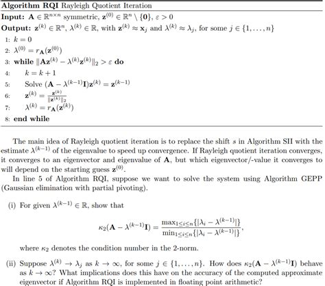 Exercise 2 Let A∈rn×n Be Symmetric And Denote Its