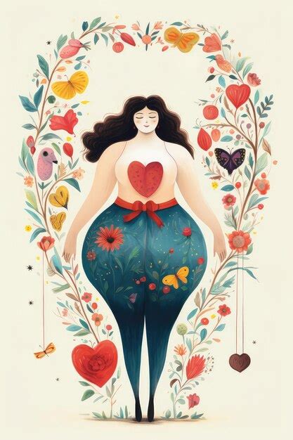 Premium Ai Image Body Positive I Love My Body