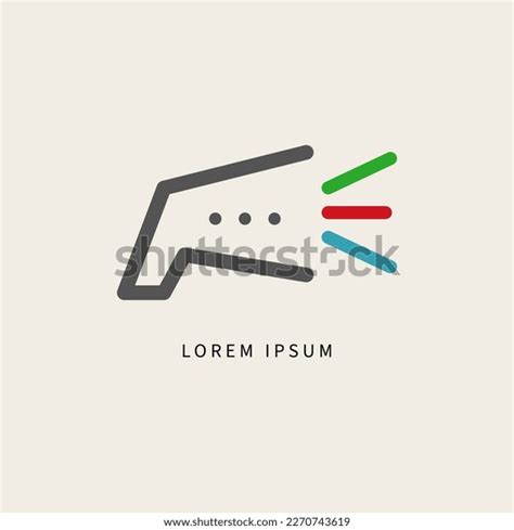 Pr Icon Speaker Simple Public Relations Stock Vector Royalty Free