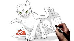 How To Draw Toothless Step By Step How To Train Your Dragon Youtube