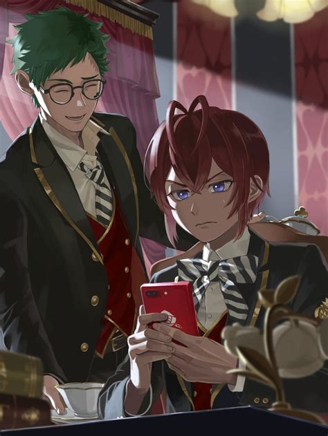 Riddle Rosehearts And Trey Clover Twisted Wonderland Drawn By Chikuwa