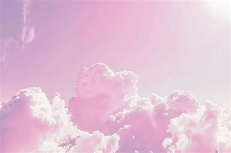 Premium Photo Attractive Pastel Color Clouds Purple Background