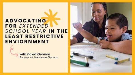 Advocating For Extended School Year In The Least Restrictive Environment