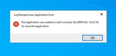 Logtransport2exe Application Error Quick Solution Whats Running