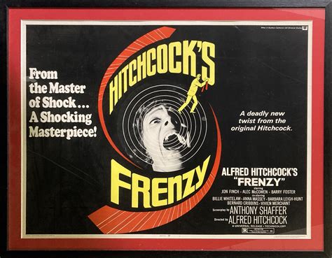 Lot 314 Hitchcock Frenzy Poster