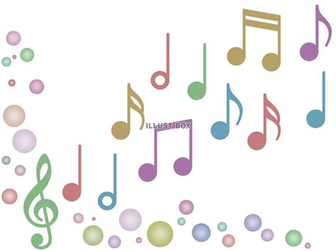 無料イラスト 音符の壁紙画像シンプルな音楽会背景素材イラスト