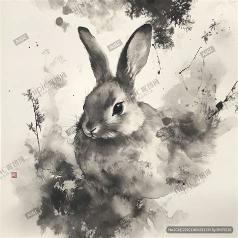 Ai创作图兔年作品 大展宏兔插画 兔年插画手绘 兔年绘画抽象图 兔年鸿兔大展 兔年斗方 兔年手绘 兔年原创 古风小兔 兔年插画全集 兔年插画合集 兔年降霜 手绘插画兔 兔临春境 兔年系列插画