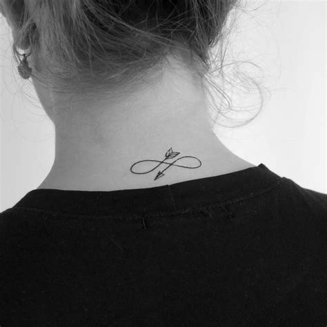 Infinity Arrow Temporary Tattoo Set Of 3 Etsy